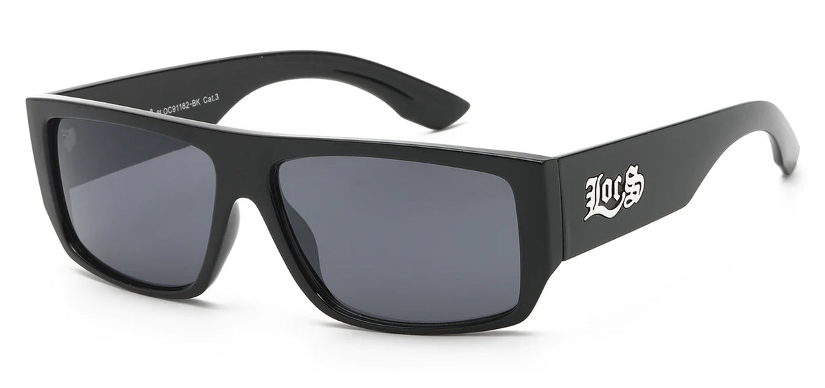 Locs 91182 Black Sunglasses | Authentic Gangster Hardcore Cholo Shades ...